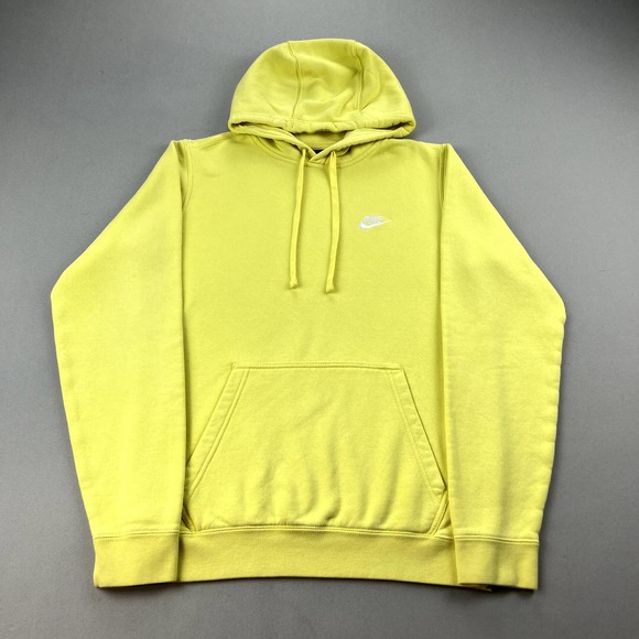 Nike | Shirts | Nike Sportswear Hoodie Sweatshirt Adult Small Yellow ...